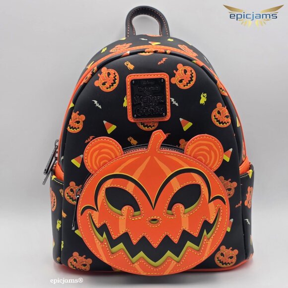 Loungefly | Bags | Loungefly Disney The Nbc Jackolantern Scary Teddy ...